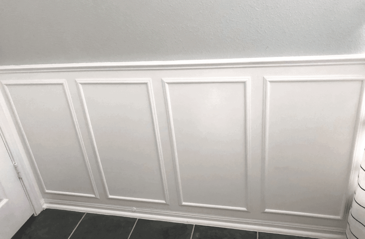 Simple Bathroom Wainscoting DIY in 10 Steps - The DIY Vibe